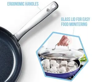 BLUE DIAMOND 10-piece Diamond-infused Nonstick Ookware Set