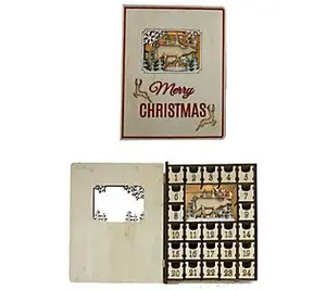 SANTA'S WORKSHOP Sw 8' Merry Christmas Advent Book - One-color