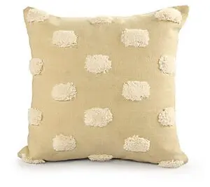 OX BAY TRADING CO. Ox Bay Textured Pompom Polka Dot Pillow - One-color