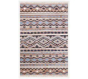 OX BAY TRADING CO. Ox Bay Coastal Handwoven 4'x6' Jute And Cotton Dhurrie Rug - One-color