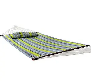 SORBUS Hammock With Spreader Bars And Detachabl E Pillow