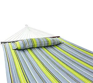 SORBUS Hammock With Spreader Bars And Detachabl E Pillow