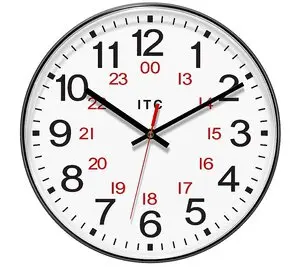 INFINITY Instruments Prosaic Brown 12' Diameter Clock - One-color