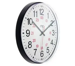 INFINITY Instruments Prosaic Brown 12' Diameter Clock