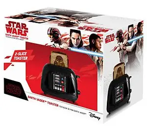 UNCANNY BRANDS Star Wars Darth Vader Empire 2-slice Toaster