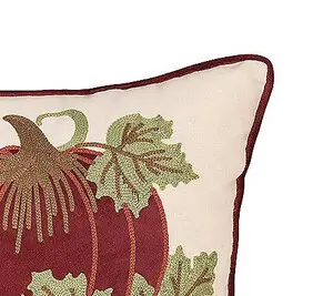 C&F HOME Pumpkins And Sunflowers Pillow Valerie