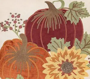 C&F HOME Pumpkins And Sunflowers Pillow Valerie