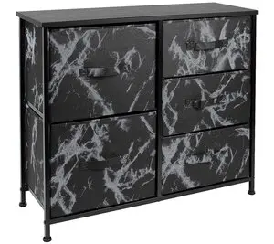SORBUS 5-drawer Marble Dressers - One-color