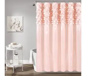 LUSH DECOR Lillian 72' X 72' Shower Curtain By - One-color
