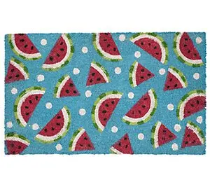 NATURE MATS BY GEO Watermelon Doormat With Pvc Backing - One-color