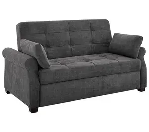 SERTA Noone Upholstered Microfiber Fabric Queen Sofa - One-color