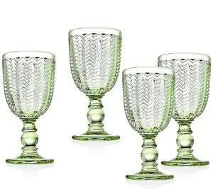 GODINGER Twill Set Of 4 Red Wine Goblets - One-color