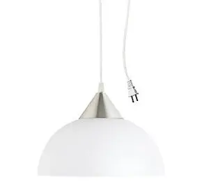 GLOBE ELECTRIC 11' Dimmable Amaris Plug-in Hang Ing Pendant - One-color