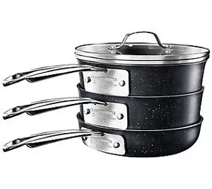 GRANITESTONE Pro 10 Piece Stackmaster Cookware Et
