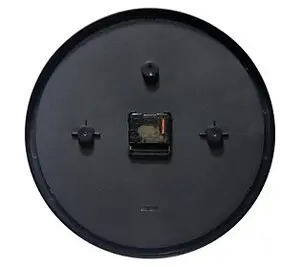 INFINITY Instruments Pure 13' Simple Black Wall Clock