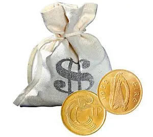 AMERICAN COIN TREASURES Bankers Bag Of Lucky Irish Pennies - One-color