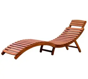 NORTHBEAM Curved Folding Chaise Lounger - One-color