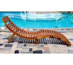 NORTHBEAM Curved Folding Chaise Lounger