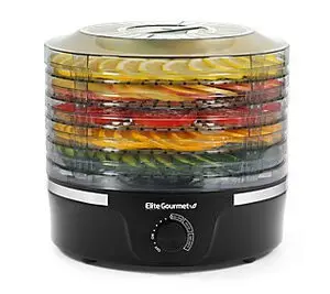 ELITE Gourmet Food Dehydrator With 5 Trays - One-color