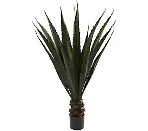 NEARLY NATURAL 52' Giant Agave Plant By - One-color