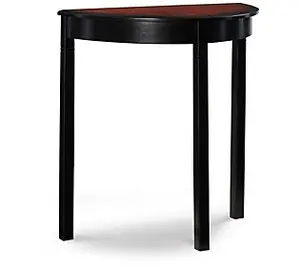 LINON Home Versatile Styish Sander Demi Lune Co Nsole Table