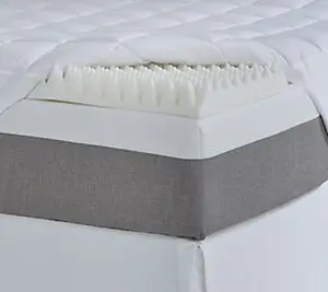 SIMMONS Comforpedic From Beautyrest King 4.5' Reversibl E Foam Topper