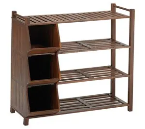 NORTHBEAM 4-tier Outdoor Shoe Rack Cubby - One-color