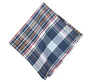 VALERIE PARR HILL 18' X 18' Lawson Lake Plaid Napkin Set Of 6 Valerie - One-color
