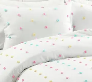 LUSH DECOR Rainbow Tufted Dot Full/queen Set