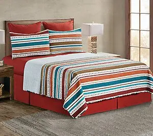 C&F HOME Ezekiel Ridge King Quilt Set - One-color