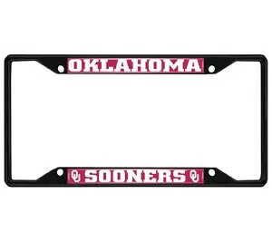 FANMATS Ncaa Black License Plate Frame - One-color