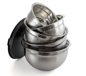 MEGACHEF 5-piece Stackable Mixing Bowl Set With Lids