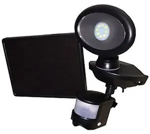 MAXSA Solar Security Video Camera And Spotlight - One-color