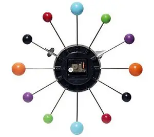 INFINITY Instruments 15' Wall Clock With Metal Pokes