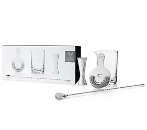 VISKI 4-piece Stainless Steel Mixologist Barwar Set - Silver