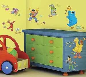 ROOMMATES Sesame Street Wall Decals
