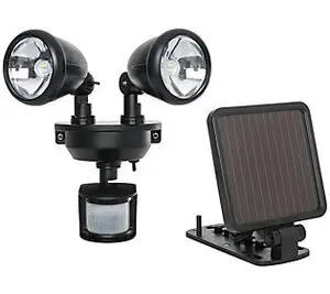 MAXSA Solar Motion Activated Dual Head Light - One-color