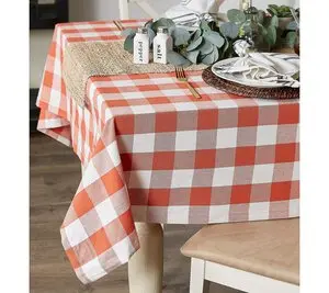 DESIGN IMPORTS Buffalo Check Tablecloth 52x52