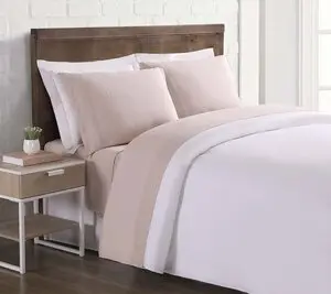 BROOKLYN LOOM Flax Linen Queen Sheet Set - One-color