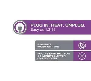 BLACK + DECKER Salton Cordless Medium Warming Tray