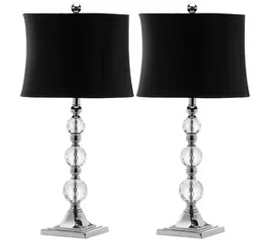 SAFAVIEH Set Of 2 Maeve Crystal Ball Lamps - One-color