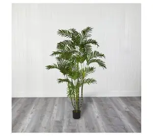 NEARLY NATURAL 5' Areca Silk Tree By