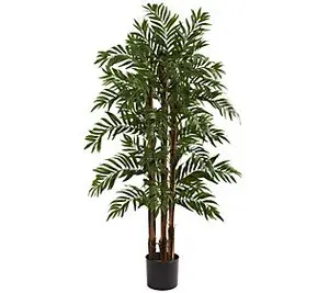NEARLY NATURAL 4' Parlour Palm Tree By - One-color