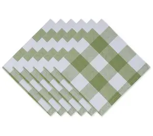 DESIGN IMPORTS Set Of 6 Buffalo Check Napkins - One-color