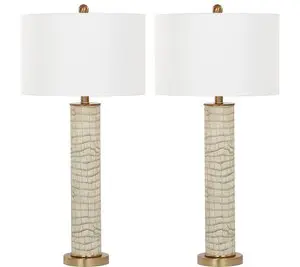 SAFAVIEH Set Of 2 Ollie Table Lamps - One-color