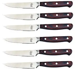 BERGHOFF Pakka 6-piece Steak Knife Set - One-color