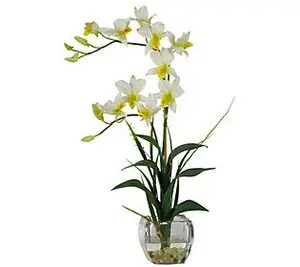 NEARLY NATURAL Dendrobium Flower Arrangement By