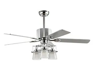 SAFAVIEH Parlin Ceiling Light Fan By - One-color