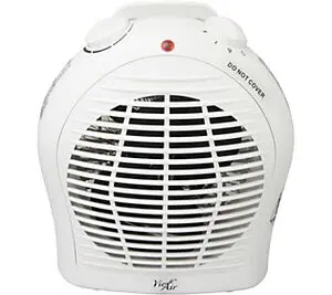 VIE AIR 1500w Portable 2-settings White Heater - One-color