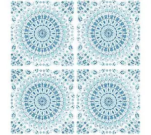 NEXTWALL Mandala Peel And Stick Wallpaper Roll - One-color